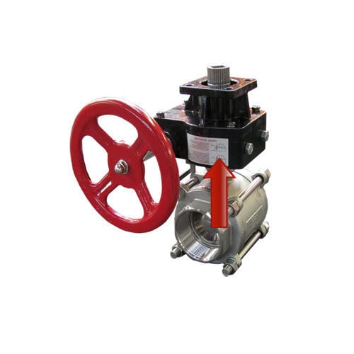 Declutching gear reducer - DGO series - Valtorc - right angle / 100 ...