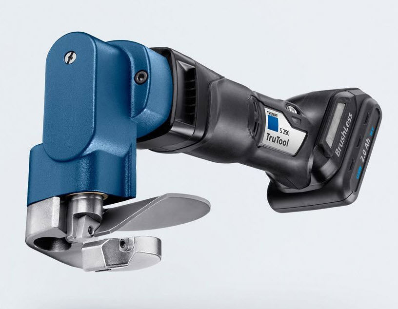 Electric shear - TruTool S 250 Li-ion - TRUMPF Power Tools - sheet ...