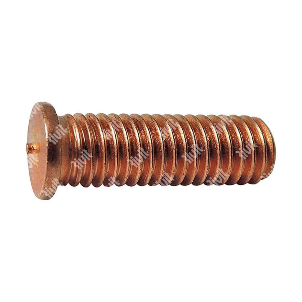 Threaded stud - PFR - RIVIT - steel / butt weld