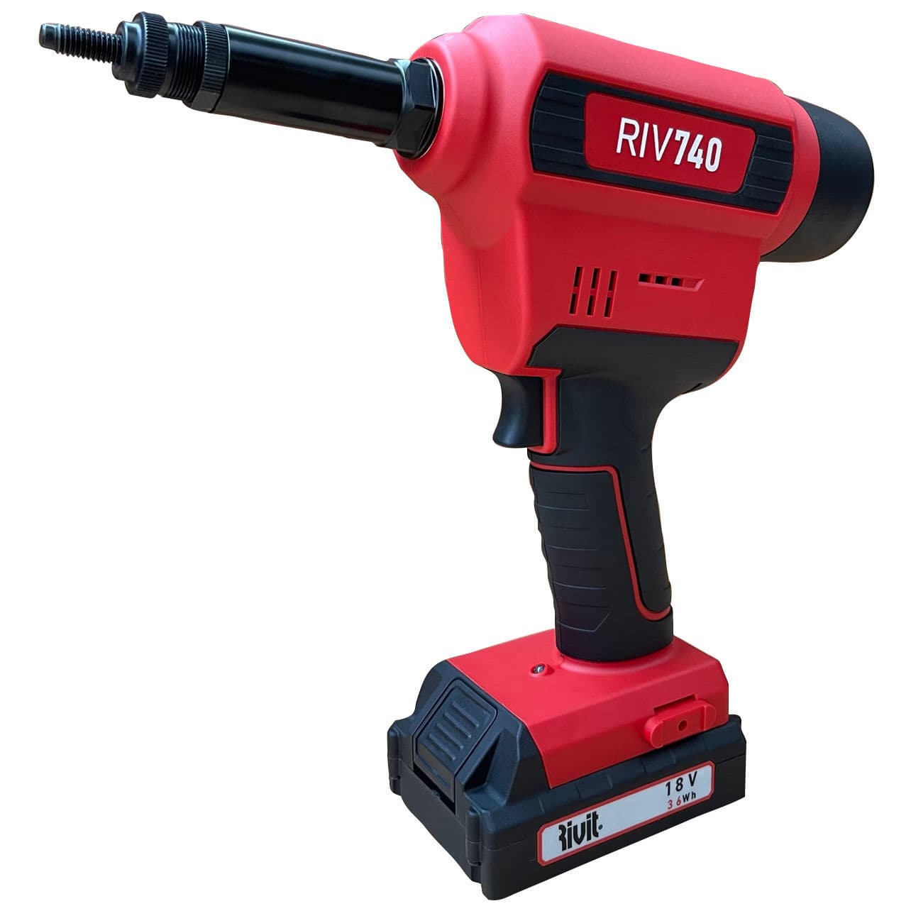 Brushless riveter - RIV740 - RIVIT - battery-powered / for threaded ...
