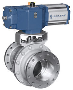 Ball valve - SOMAS - pneumatically-operated / shut-off