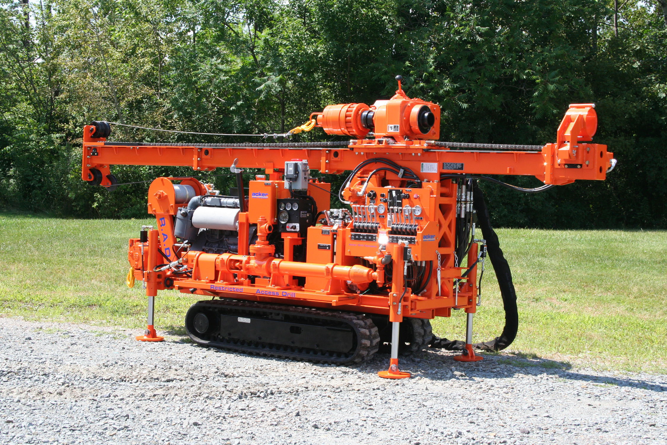 Multifunction drilling rig - R.A.D - Acker Drill Company - crawler ...