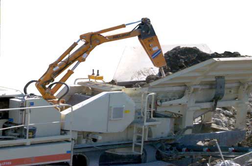 Boom rock breaker - max. 3 785 kg | MBS series - Breaker Technology, LTD.