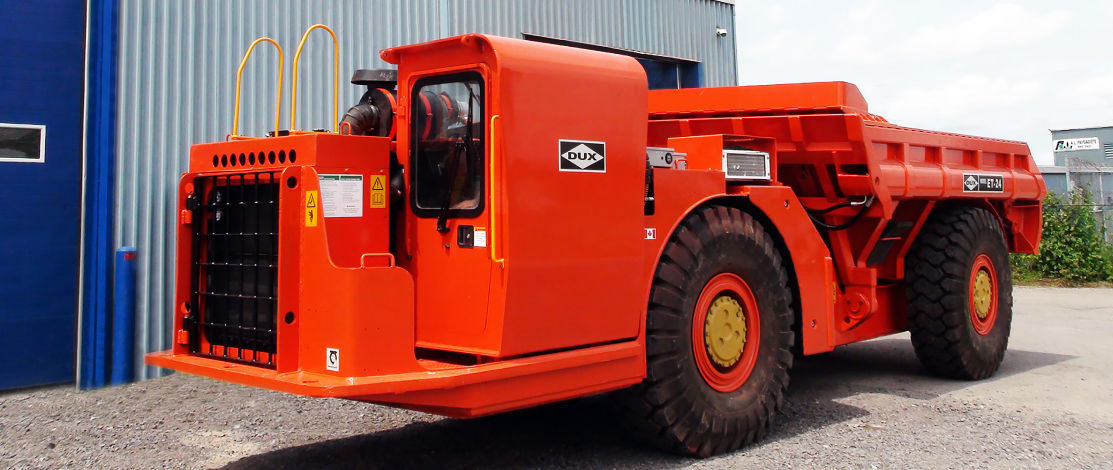 Articulated dump truck - ET-24 - DUX MACHINERY CORPORATION - electric ...