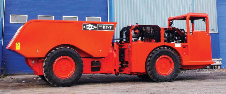 Articulated dump truck - DT-7 - DUX MACHINERY CORPORATION - diesel ...