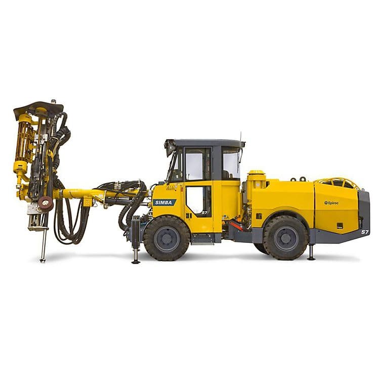 Deep drilling rig - Simba S7 - Epiroc - wheel-mounted / tophammer ...