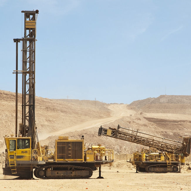 Blasthole drilling rig - DM series - Epiroc - rotary / down-the-hole ...