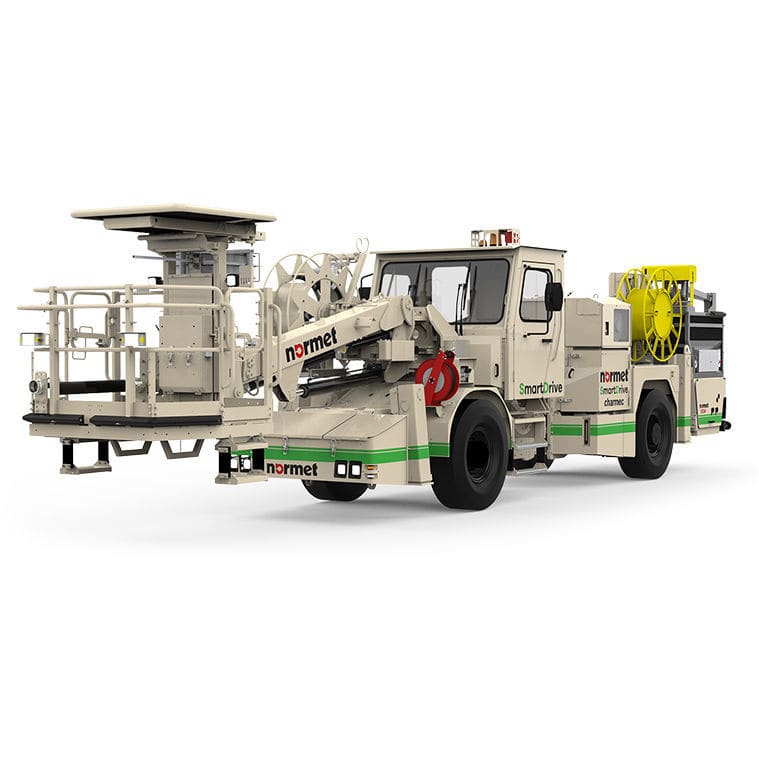 Underground mining vehicle - Charmec MC 605 V(E) SD - Normet - for equipment transport ...