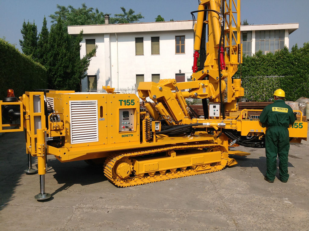Multifunction drilling rig - T155 - Beretta Alfredo - crawler / rotary ...