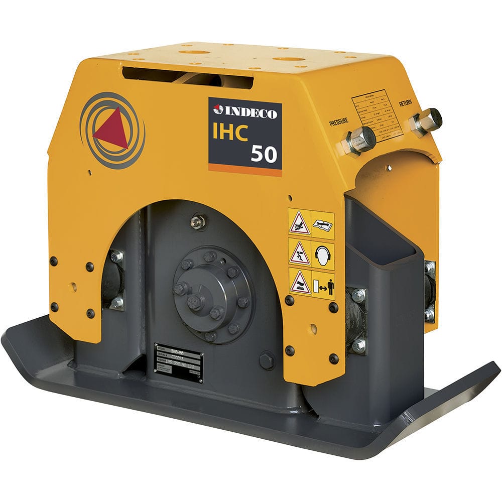 Fixed vibratory plate - IHC 50 - INDECO - for excavators