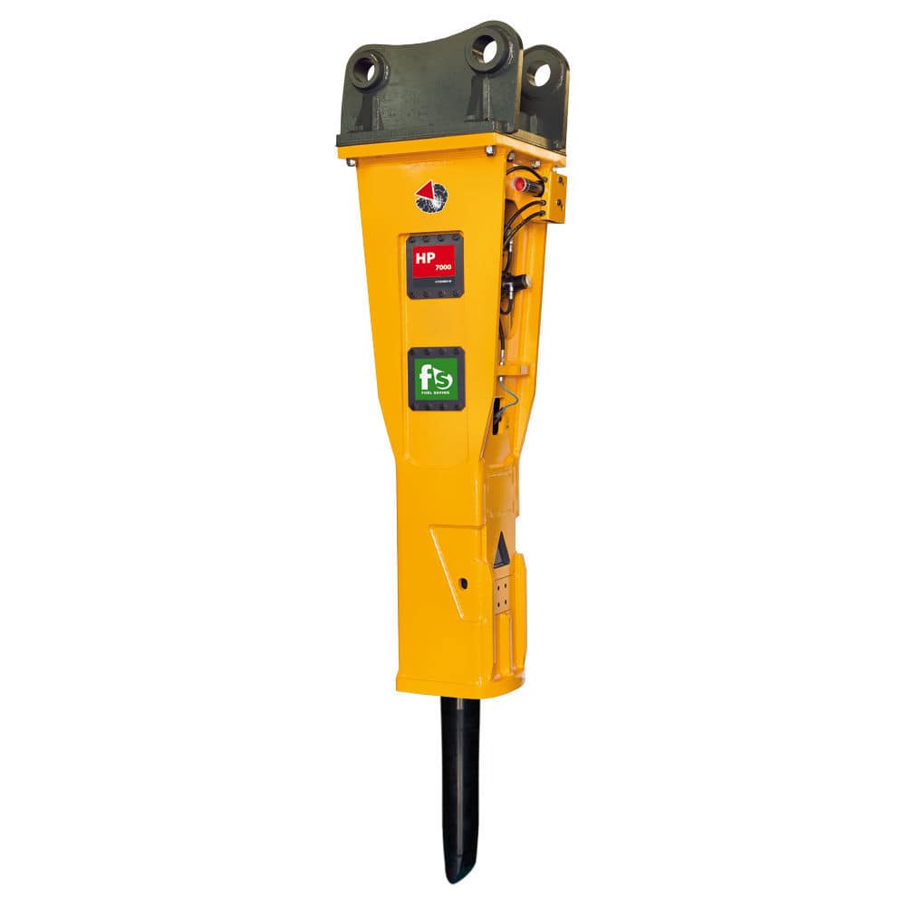 Hydraulic rock breaker - HP 7000 FS - INDECO - for excavators