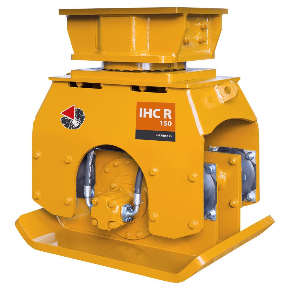 Power vibratory plate - IHC R 150 - INDECO - for excavators