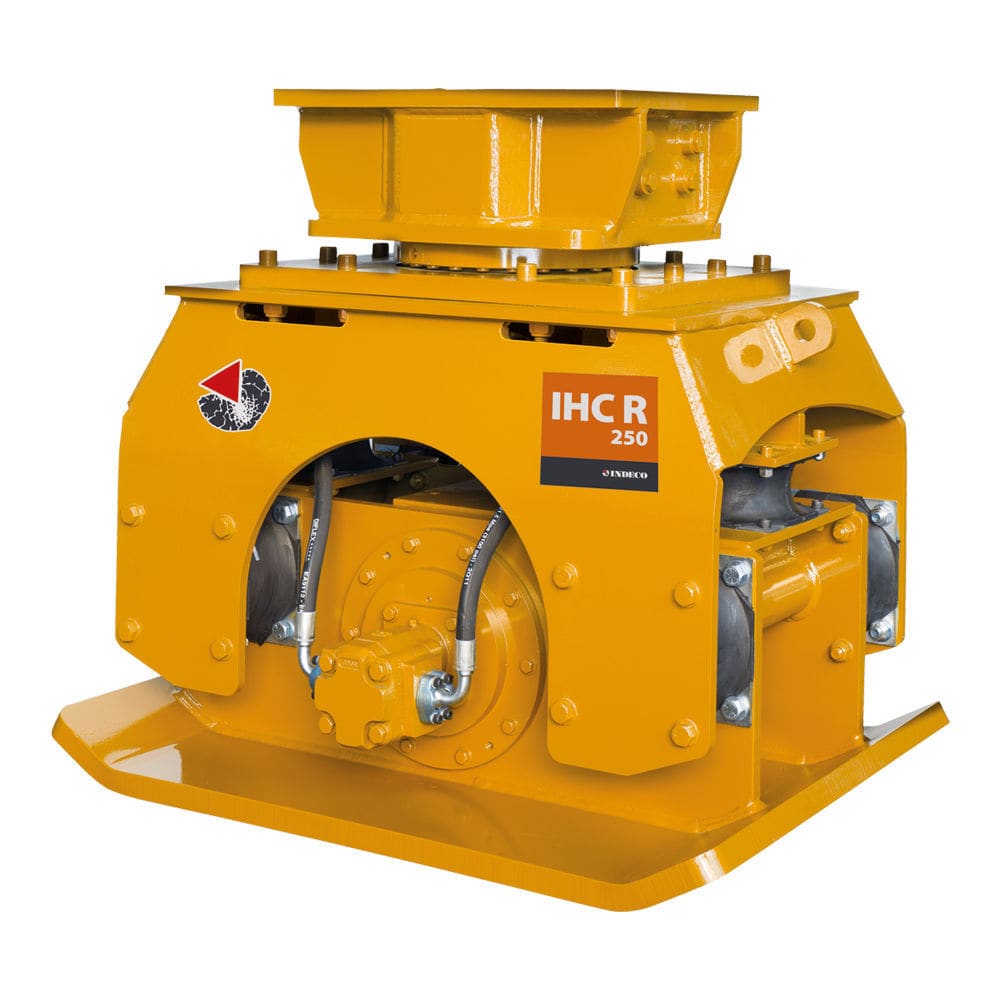 Power vibratory plate - IHC R 250 - INDECO - for excavators