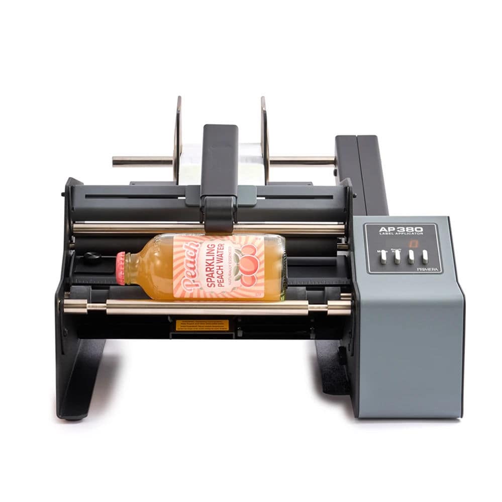 Automatic label applicator - AP380 - Primera Technology - for bottles ...