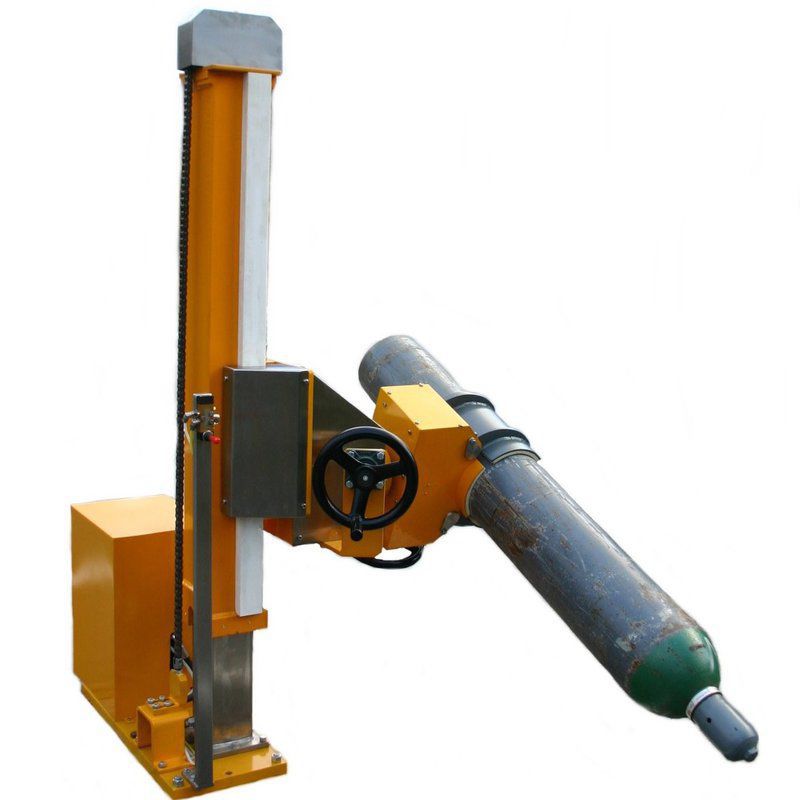 Manual tipping station - BS103 B - VEAB - pneumatic / fixed / metal