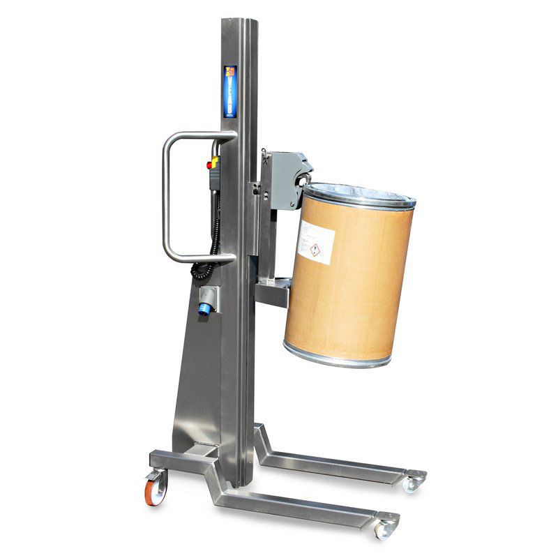 Manual drum lifter - BS120 SL85 - VEAB - column type / with gripping ...