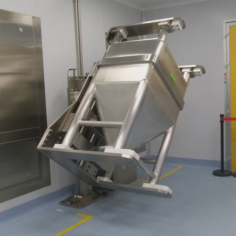 Hydraulic tipping station - BS103 IBC - VEAB - IBC / lifting / fixed