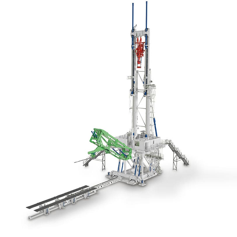 Geothermal drilling rig - Herrenknecht AG - deep / fixed / rotary