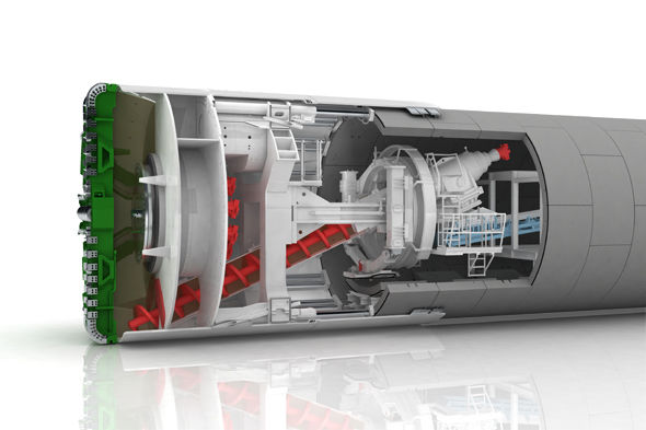 Earth pressure balance tunnel boring machine - EPB SHIELD - Herrenknecht AG