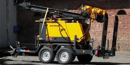 Micropile drilling rig - FUTURO - TEC System - crawler / tophammer ...