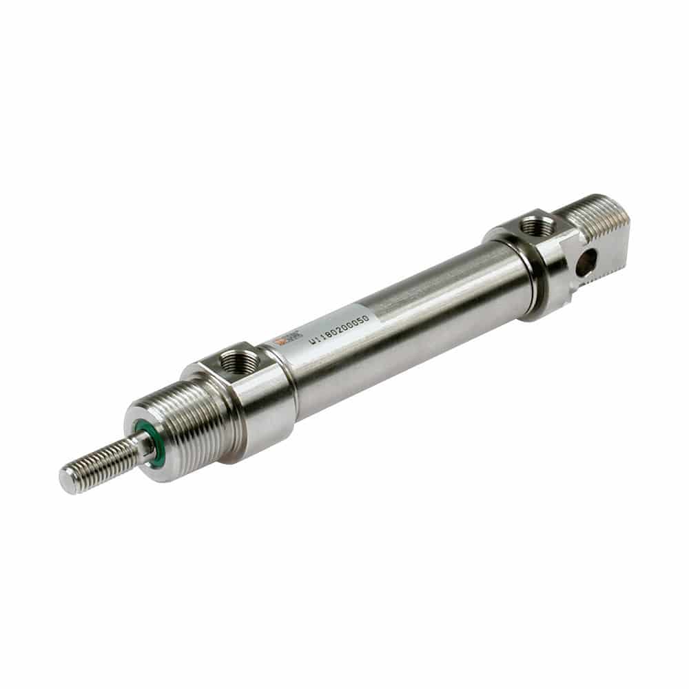 Pneumatic cylinder - METAL WORK - with through rod / double-acting ...