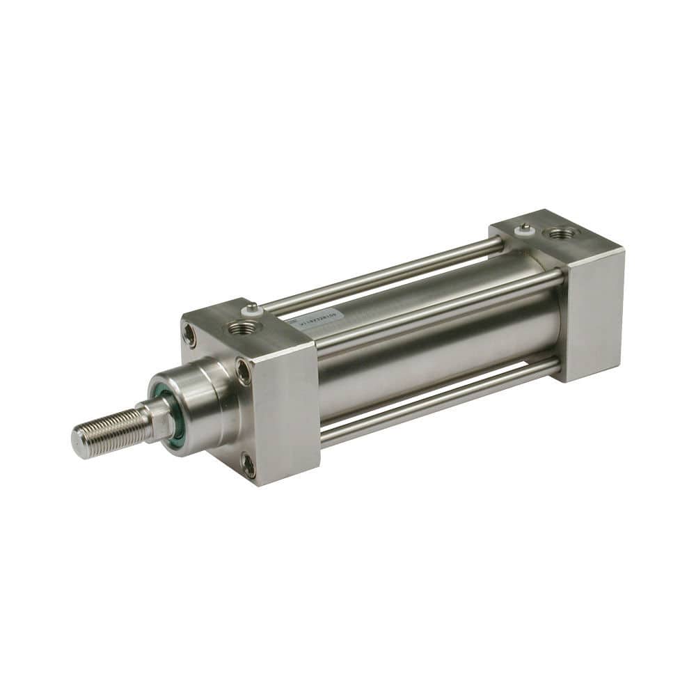 Pneumatic cylinder - METAL WORK - with through rod / double-acting ...