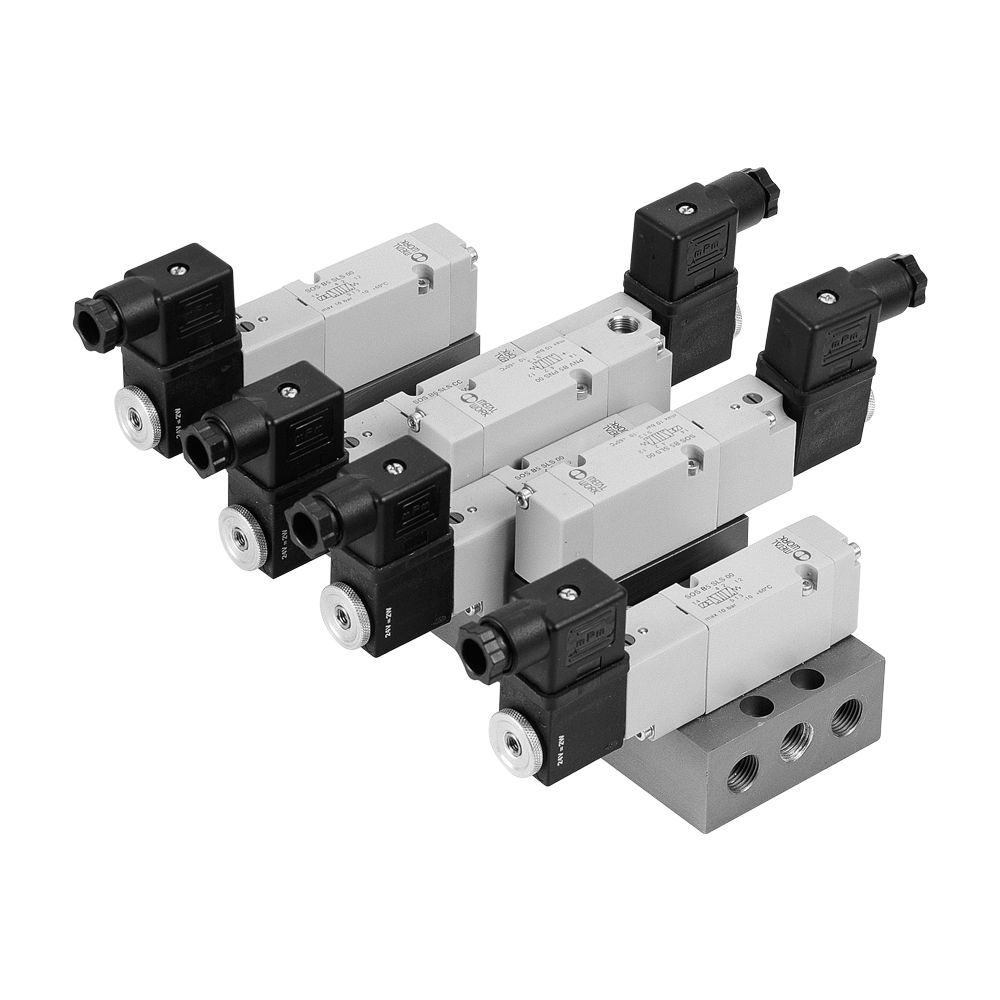 Spool pneumatic directional control valve - 70 series - METAL WORK ...