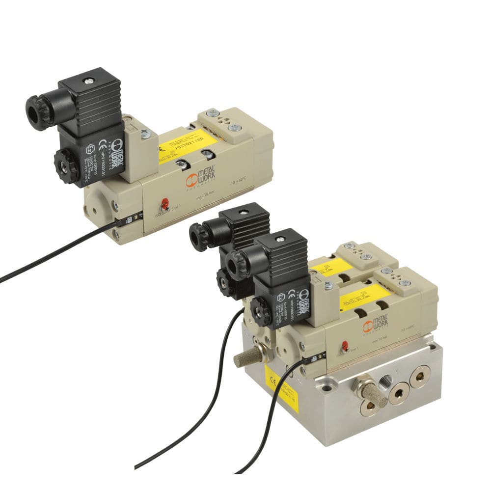 Spool pneumatic directional control valve - SAFE AIR ® series - METAL WORK - pneumatically ...