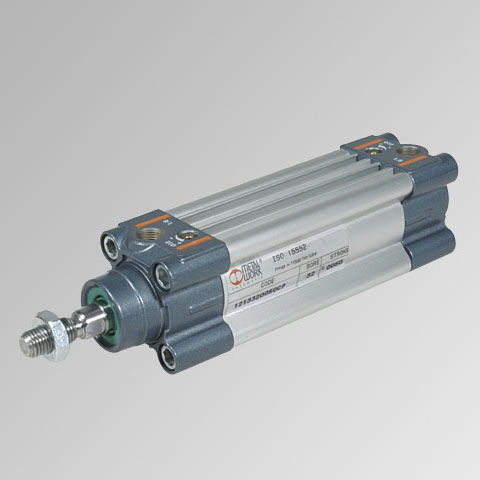 Pneumatic cylinder - 3 - METAL WORK - with piston rod / double-acting ...