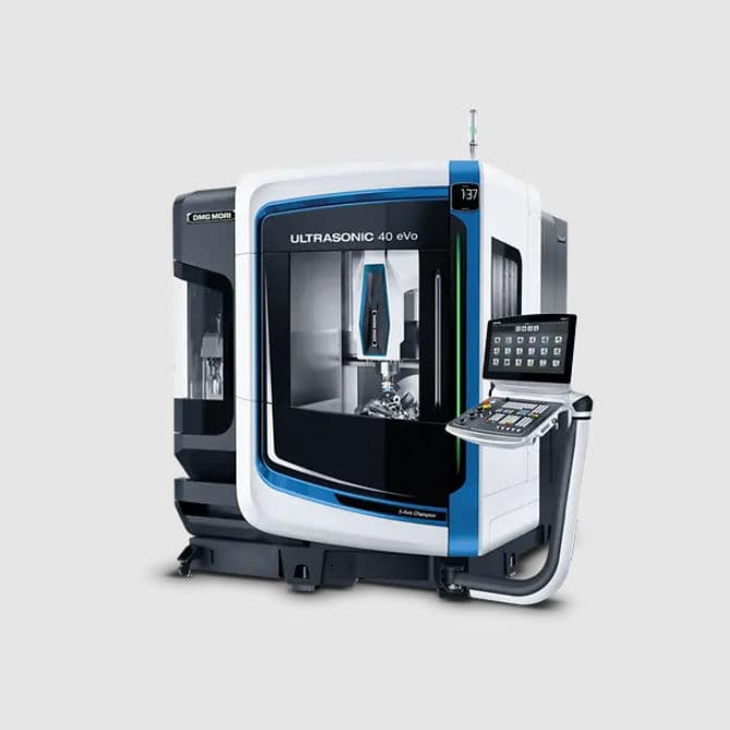 Ultrasonic machining machine - 40 eVo linear - DMG MORI - 5-axis ...