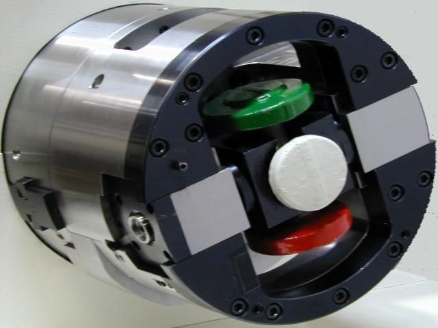 Power chuck - MINI IDRO P- 4 - ROTOMORS - 4-jaw / indexing / machining