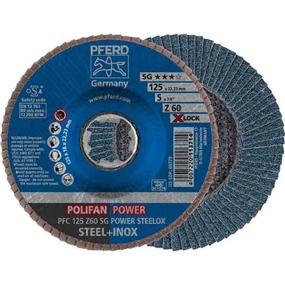 Grinding abrasive disc - PFC 125 Z 60 SG - PFERD - quick-change