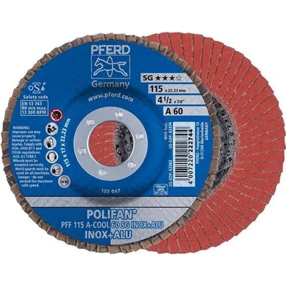 Finishing abrasive disc - PFF 115 A-COOL 60 SG - PFERD - for grinding ...