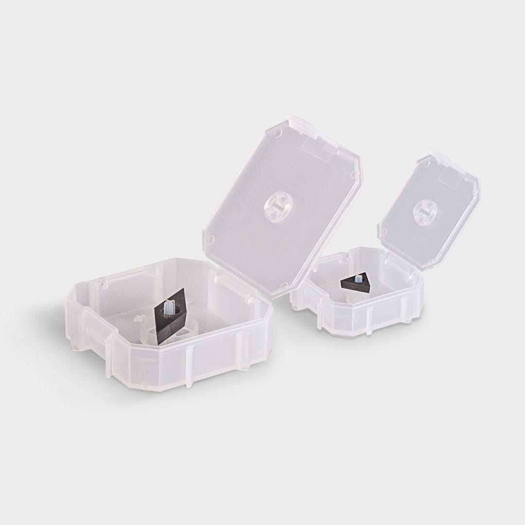 Plastic packaging box - InsertBox Connect - rose plastic - for small ...