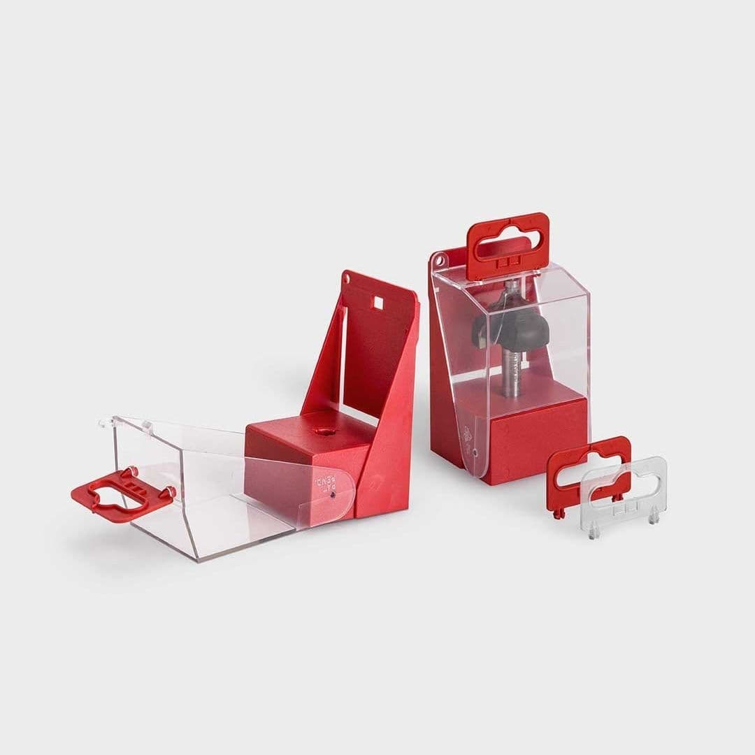 Plastic packaging box - DIY-FlapBox - rose plastic - polystyrene / for ...