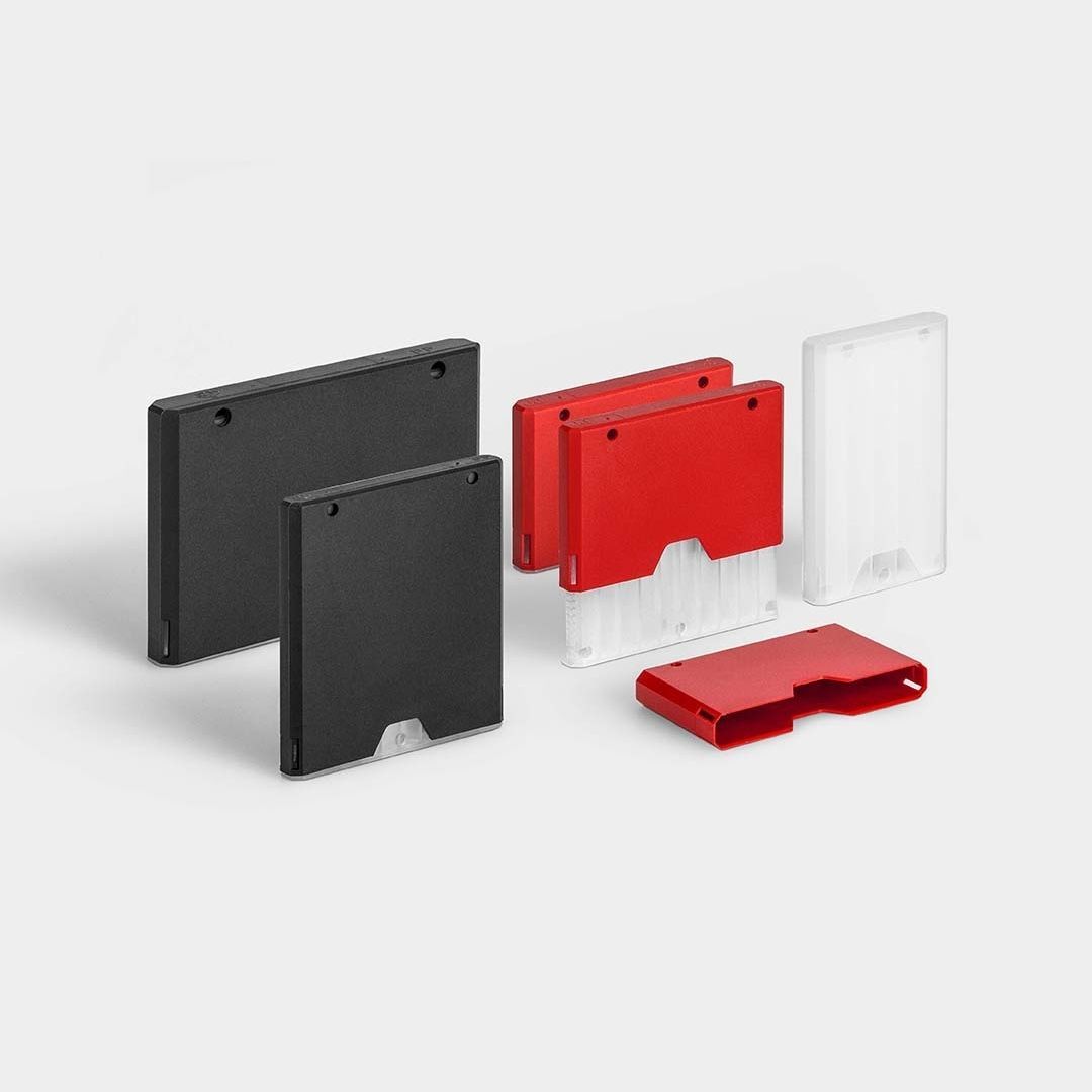 Plastic packaging box - VB series - rose plastic - drill / for multiple ...