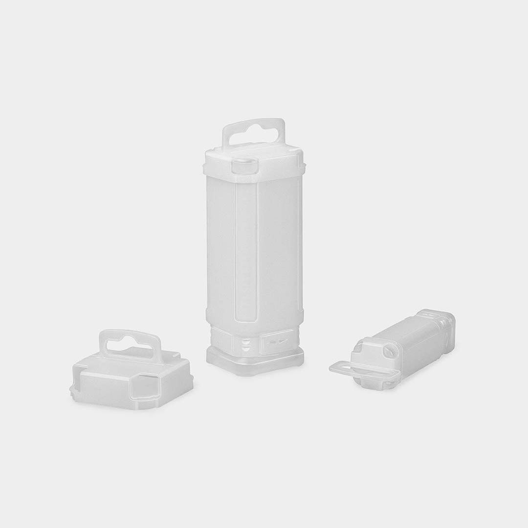 Square cap - BK series - rose plastic - PE / PP / recycled plastic