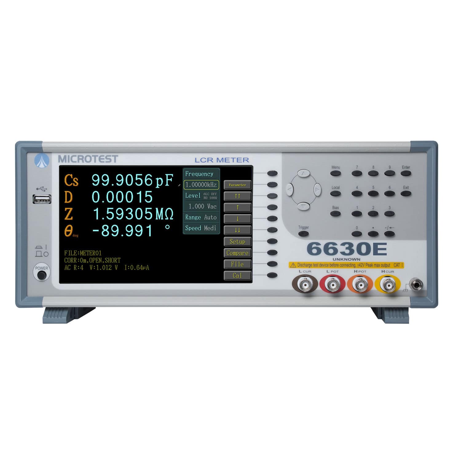Benchtop LCR meter - 6630E - Microtest Corporation