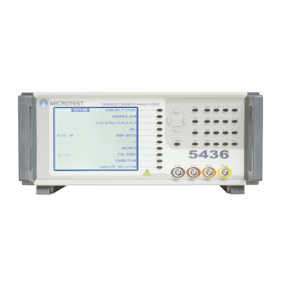 Transformer tester - 5436 - Microtest Corporation - resistance / phase ...
