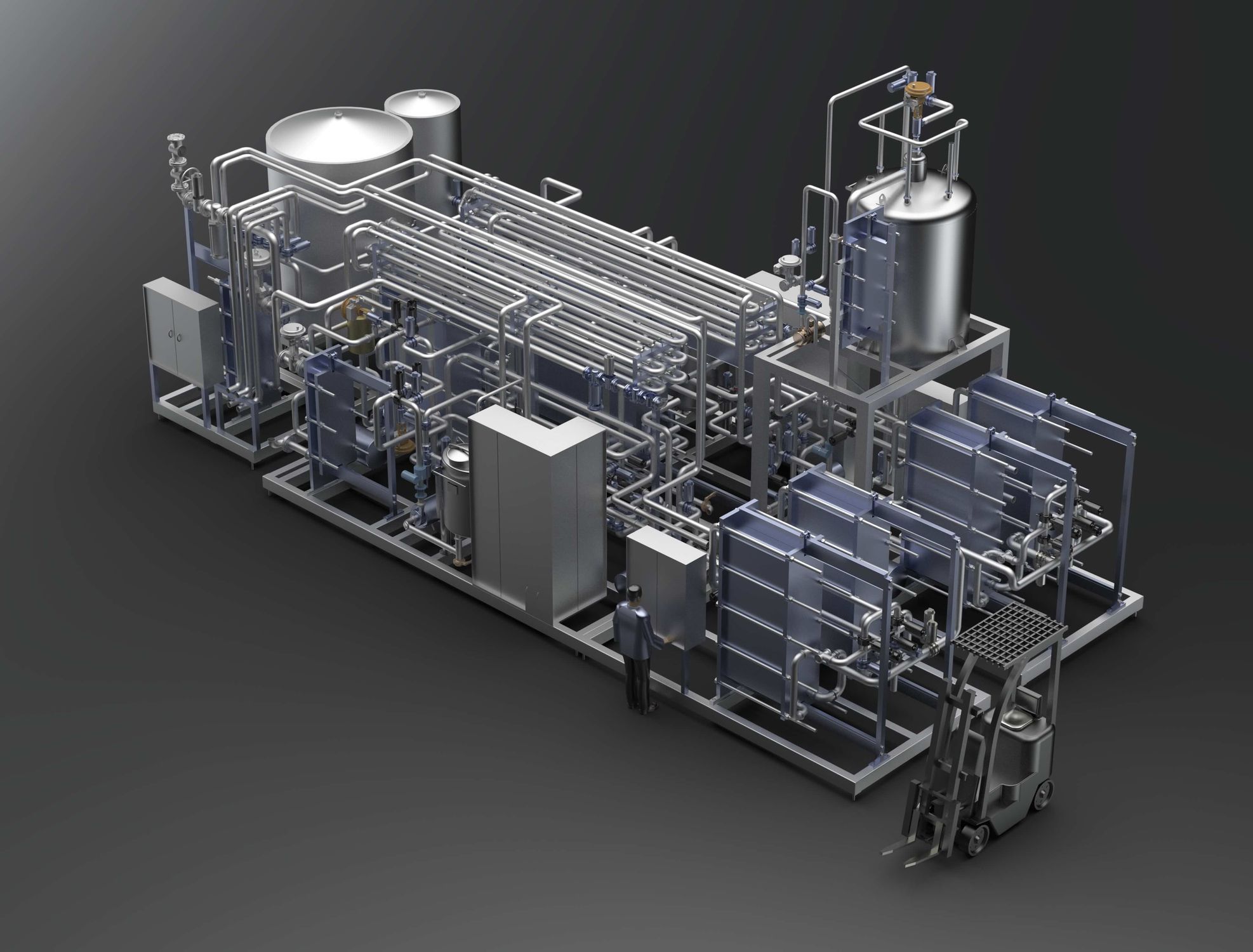 Pasteurizer for the food industry - FISCHER Maschinen- und Apparatebau ...