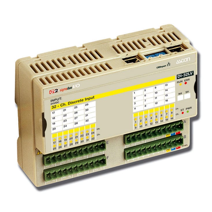 Digital I O module - DI-32LV - ASCON TECNOLOGIC - Modbus / CANopen / 32 digital inputs