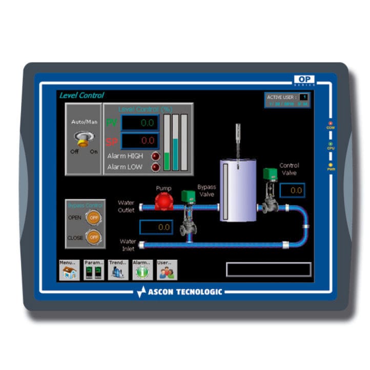 Operator terminal with touch screen - OPMT 8150XE/N - ASCON TECNOLOGIC ...