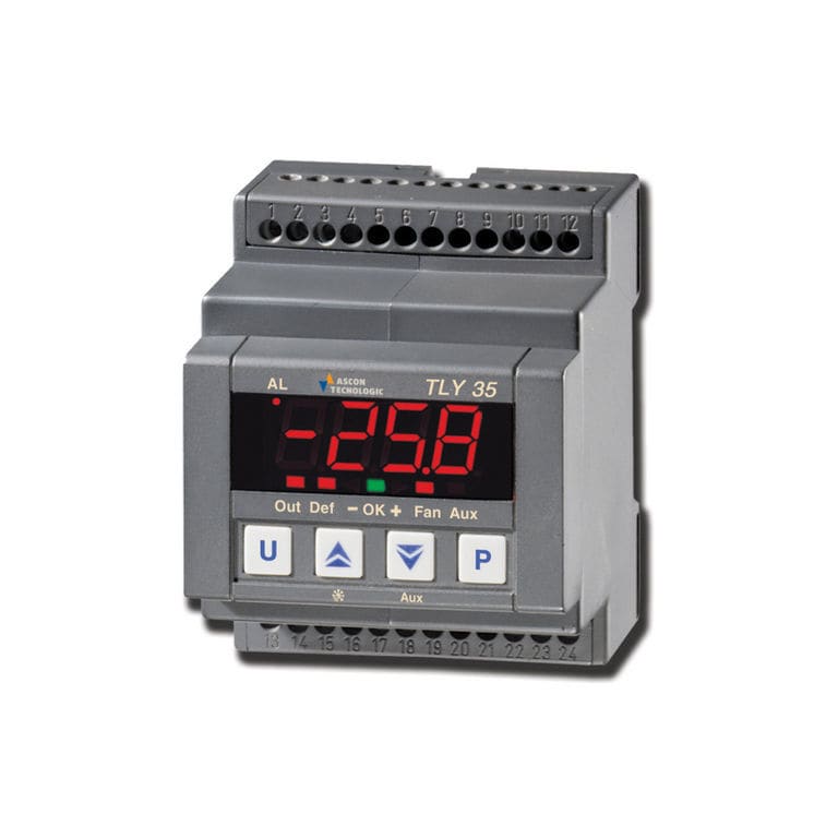 Digital temperature controller - TLY35 - ASCON TECNOLOGIC - with LCD display / programmable ...