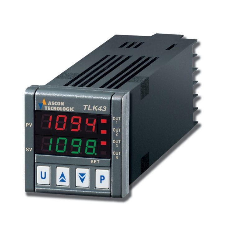 Digital temperature controller - TLK43 - ASCON TECNOLOGIC - dual-display / PID / UL