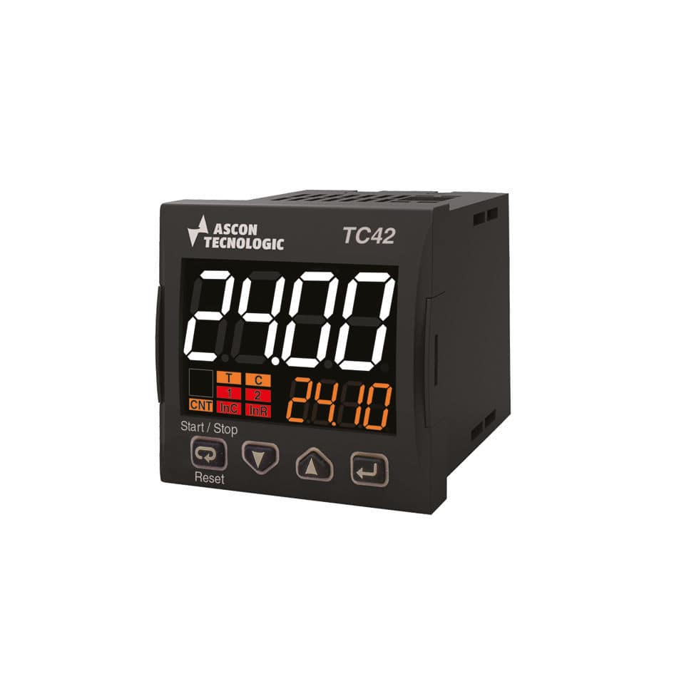 Digital indicator controller - TC42 - ASCON TECNOLOGIC - power / time / panel-mount