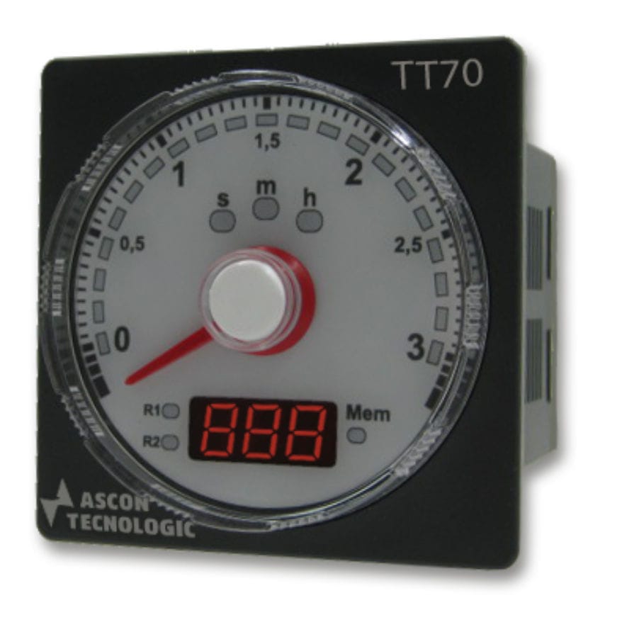 Analog timer - TT70 - ASCON TECNOLOGIC - digital / multi-function / panel-mount