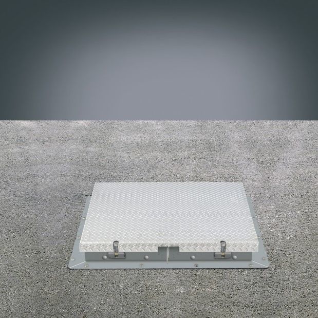 Stainless steel manhole - HS7 - Hailo Professional - rectangular
