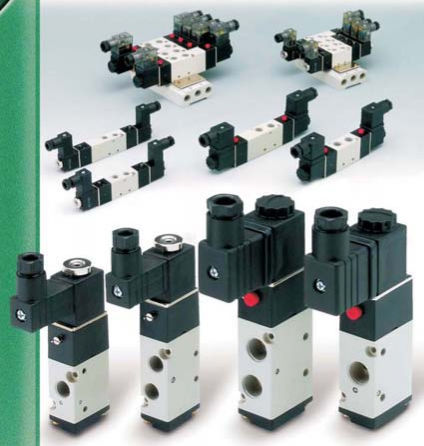 Solenoid-operated pneumatic directional control valve - V series ...
