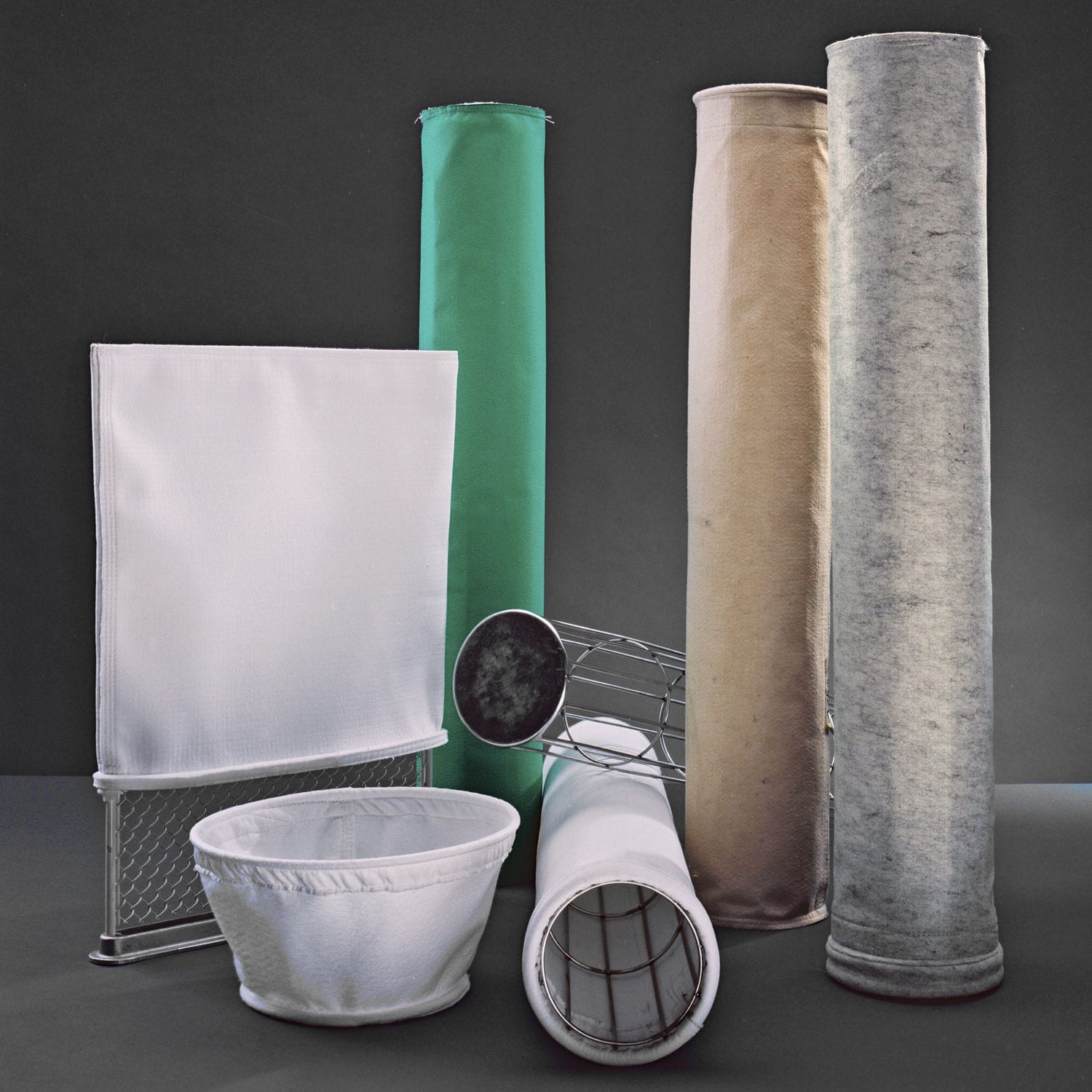 Fabric filter element - Steinhaus - air / dust / knitted wire mesh