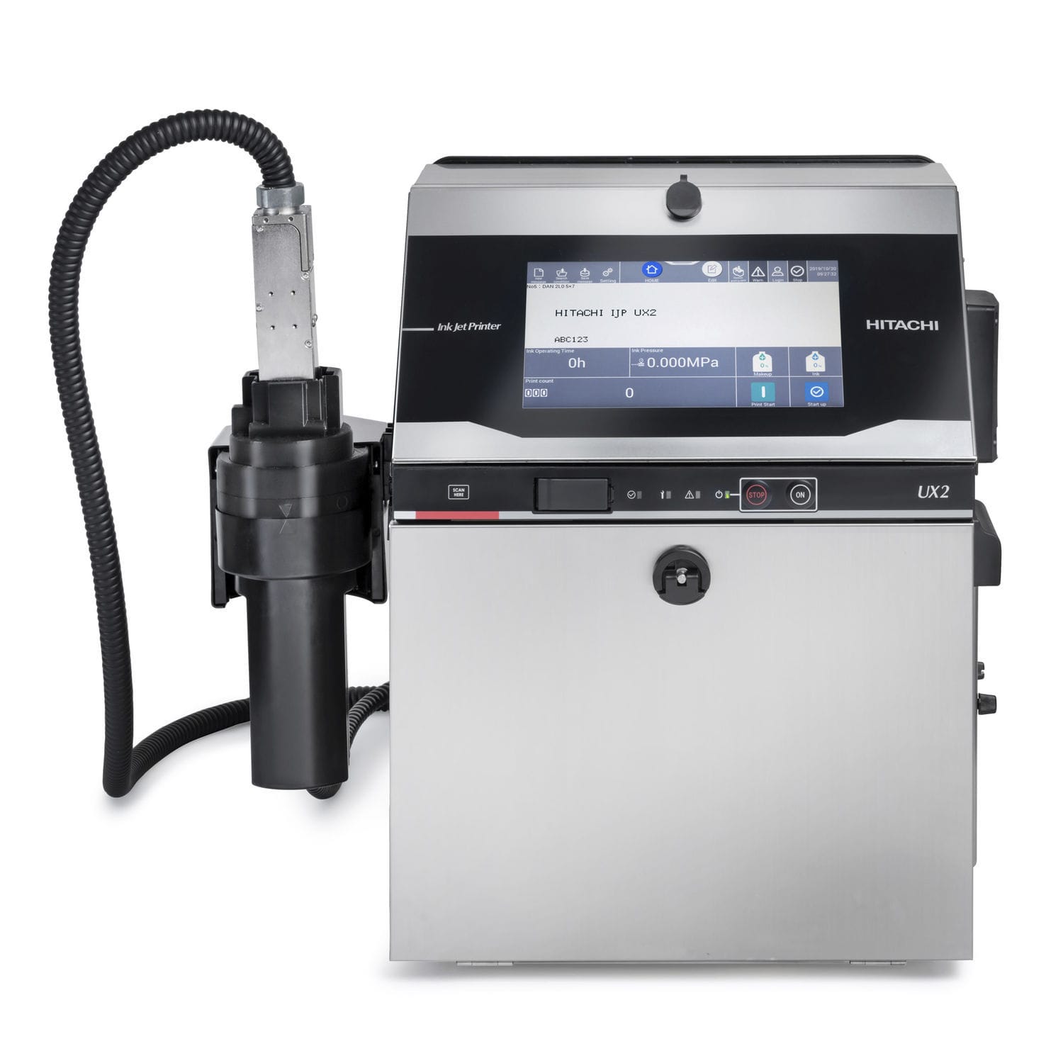 Continuous inkjet printer - HITACHI UX2 - ITW Diagraph GmbH - for ...